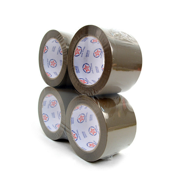 4 Rolls 3" Tan Packing Tape – Heavy-Duty 100M Commercial Grade | Strong ...