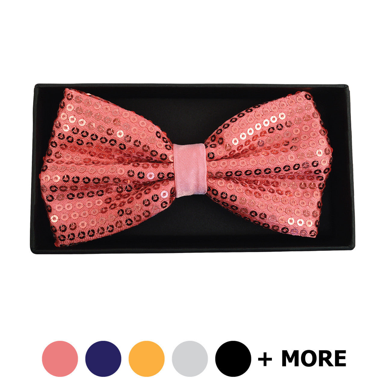 Men's Sparkle Sequin Banded Bow Ties – Club-One